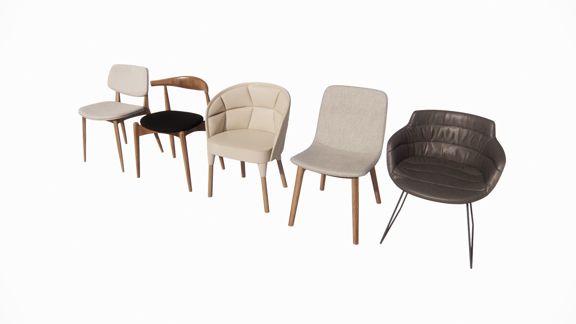 Chair arm chair for dining table and resto 3D model | CGTrader