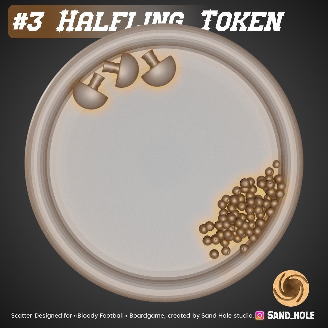 HALFLING TOKENS - SH03T 3D model | CGTrader