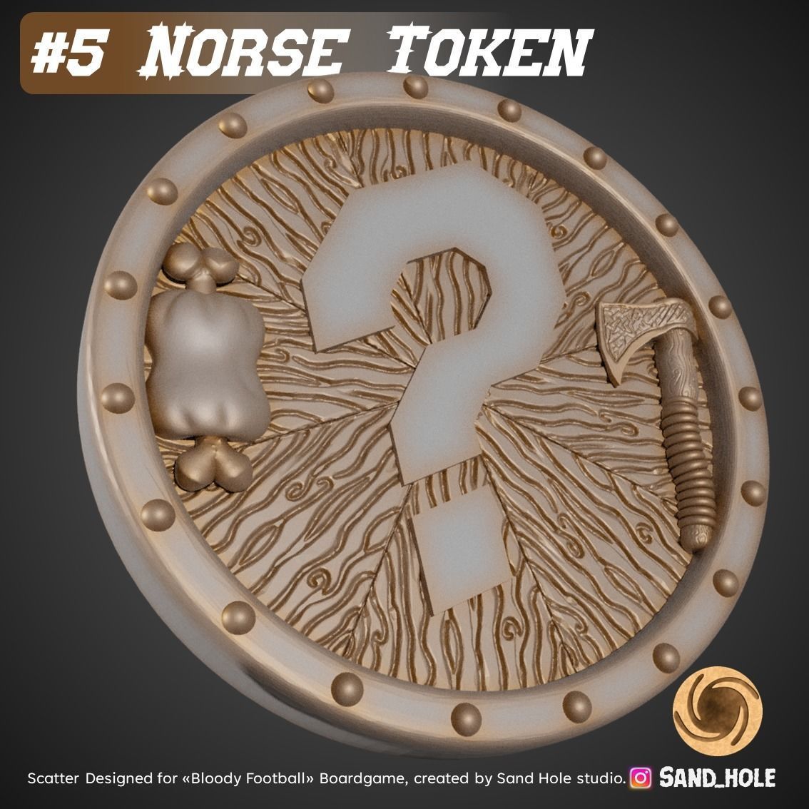 NORSE TOKENS - SH05T 3D model | CGTrader
