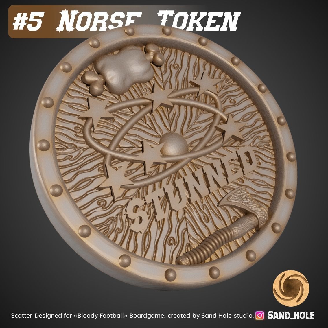 NORSE TOKENS - SH05T 3D model | CGTrader