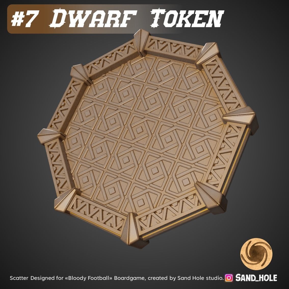 DWARF TOKENS - SH07T 3D model | CGTrader