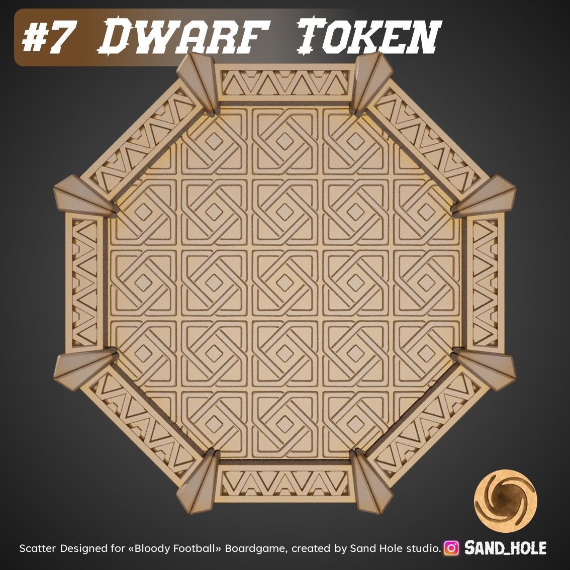 DWARF TOKENS - SH07T 3D model | CGTrader