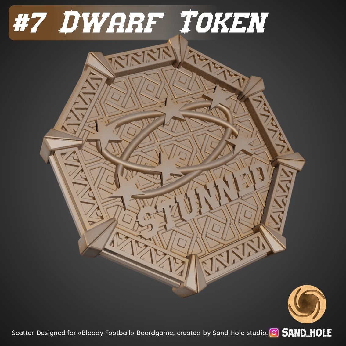 DWARF TOKENS - SH07T 3D model | CGTrader