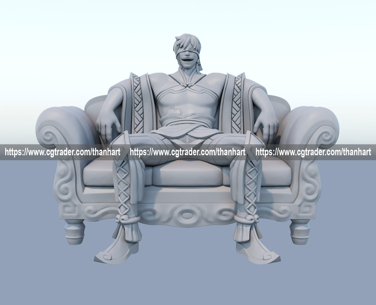 Qin Shi Huang 3d print model from record of ragnarok 3D model 3D ...