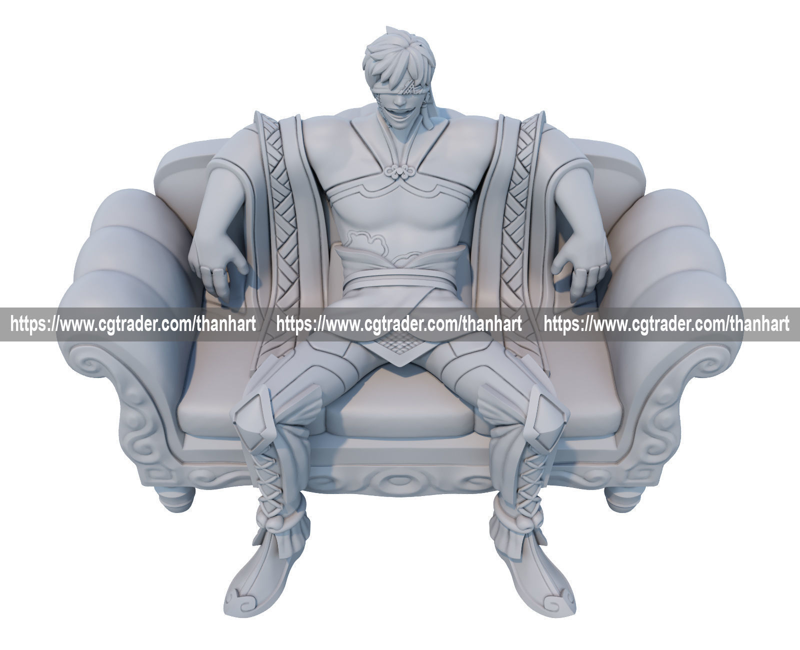 Qin Shi Huang 3d print model from record of ragnarok 3D model 3D ...