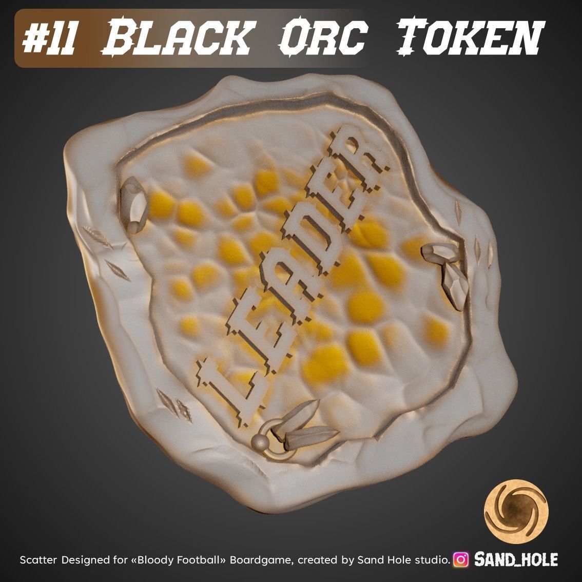 BLACK ORC TOKENS - SH11T 3D model | CGTrader