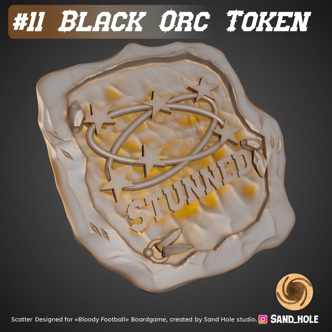 BLACK ORC TOKENS - SH11T 3D model | CGTrader