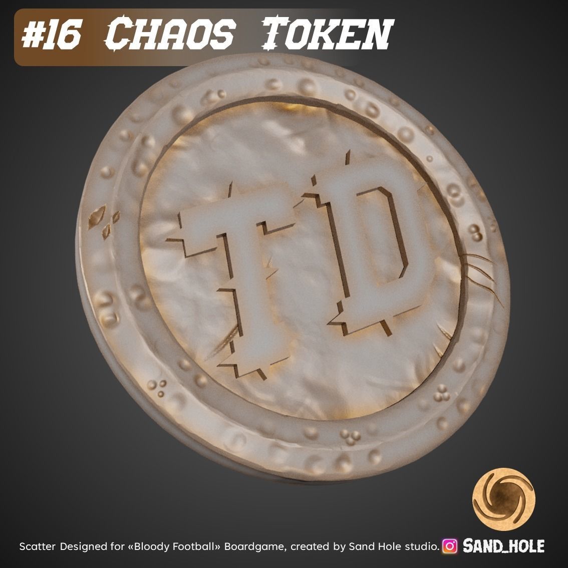CHAOS TOKENS - SH16T 3D model | CGTrader
