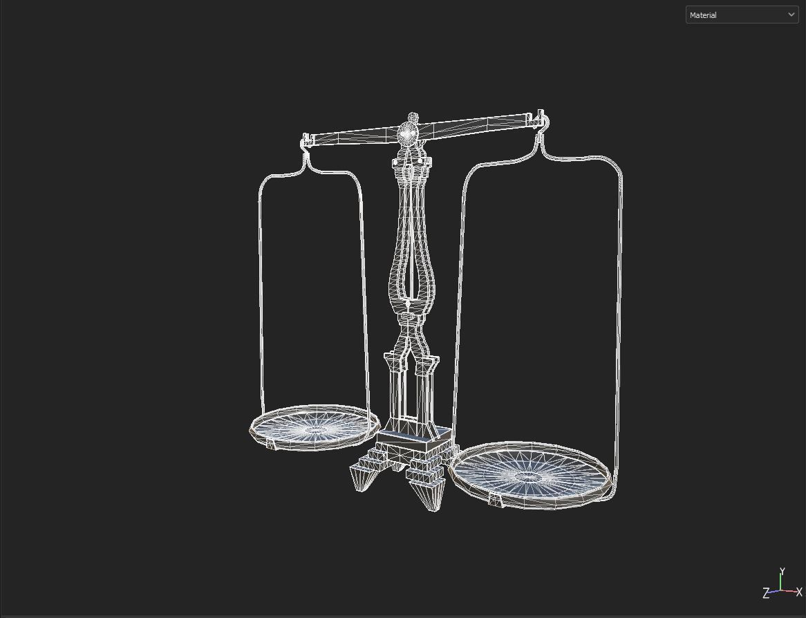 classic scale 3D model | CGTrader