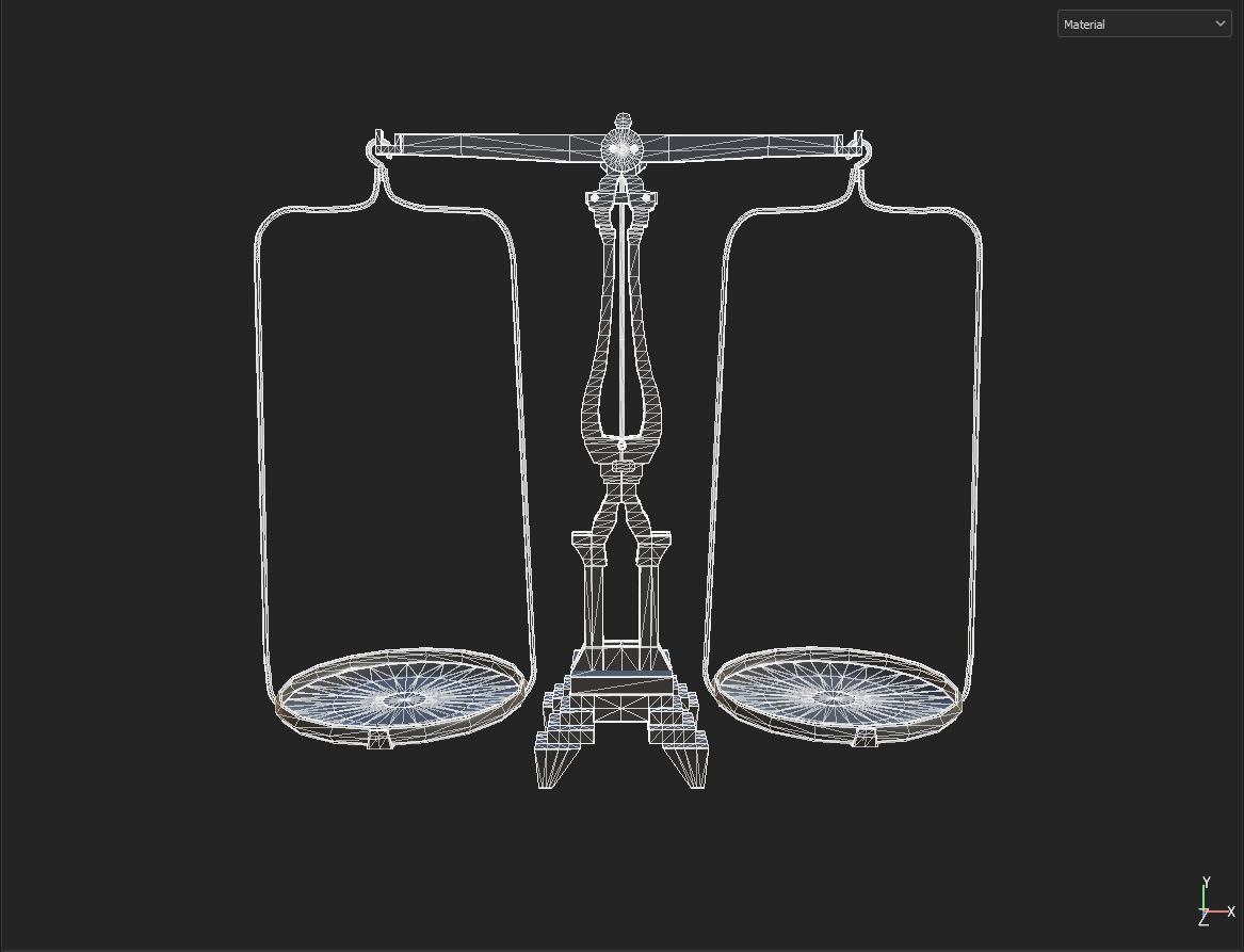 classic scale 3D model | CGTrader
