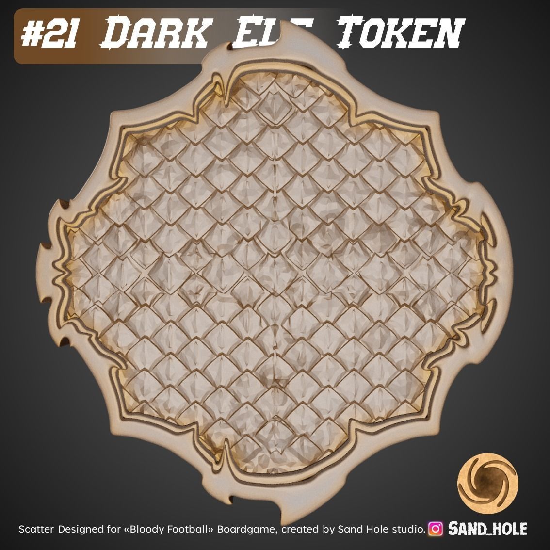 DARK ELF TOKENS - SH21T 3D model | CGTrader