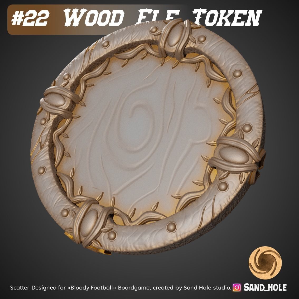 WOOD ELF TOKENS - SH22T 3D model | CGTrader