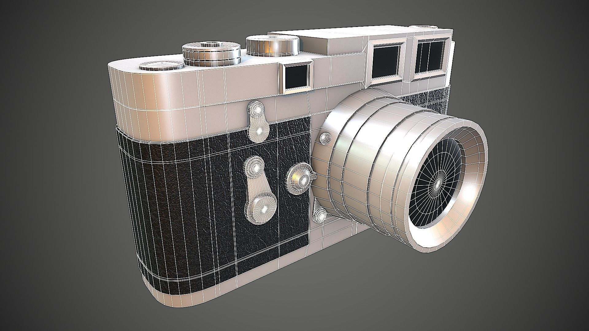 3D model VINTAGE CAMERA SEMI REALISTIC STYLIZED VR / AR / low-poly ...