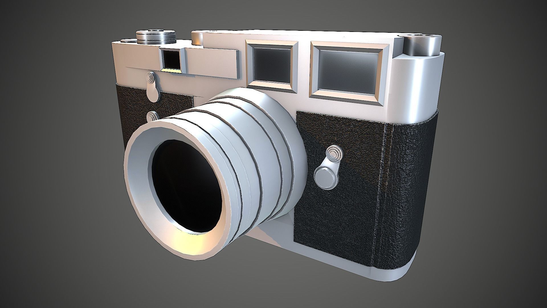 3D model VINTAGE CAMERA SEMI REALISTIC STYLIZED VR / AR / low-poly ...