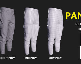 Low-poly Pants 3D Models | CGTrader