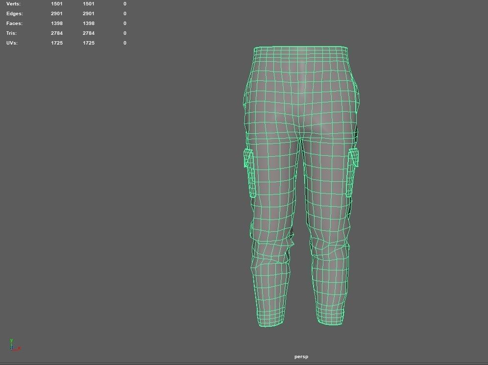 3D model Pants for Game VR / AR / low-poly | CGTrader