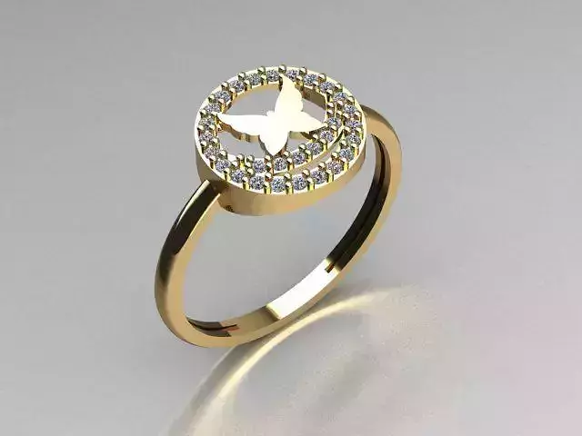 jewelry ring 3D model 3D printable | CGTrader