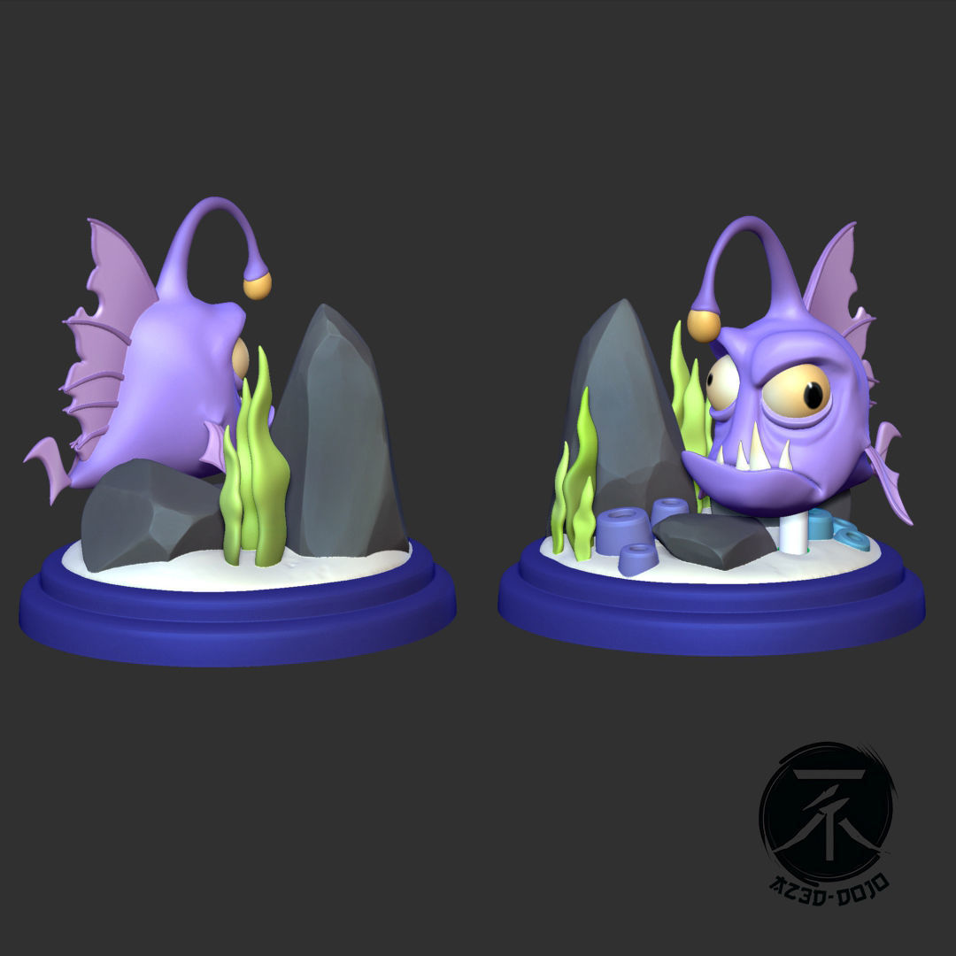 LANTERN FISH free 3D model 3D printable | CGTrader