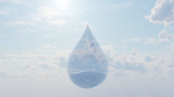 Water Drop 3D model | CGTrader