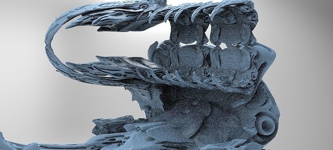 Wraith Hive Monarch base 2 3D model | CGTrader