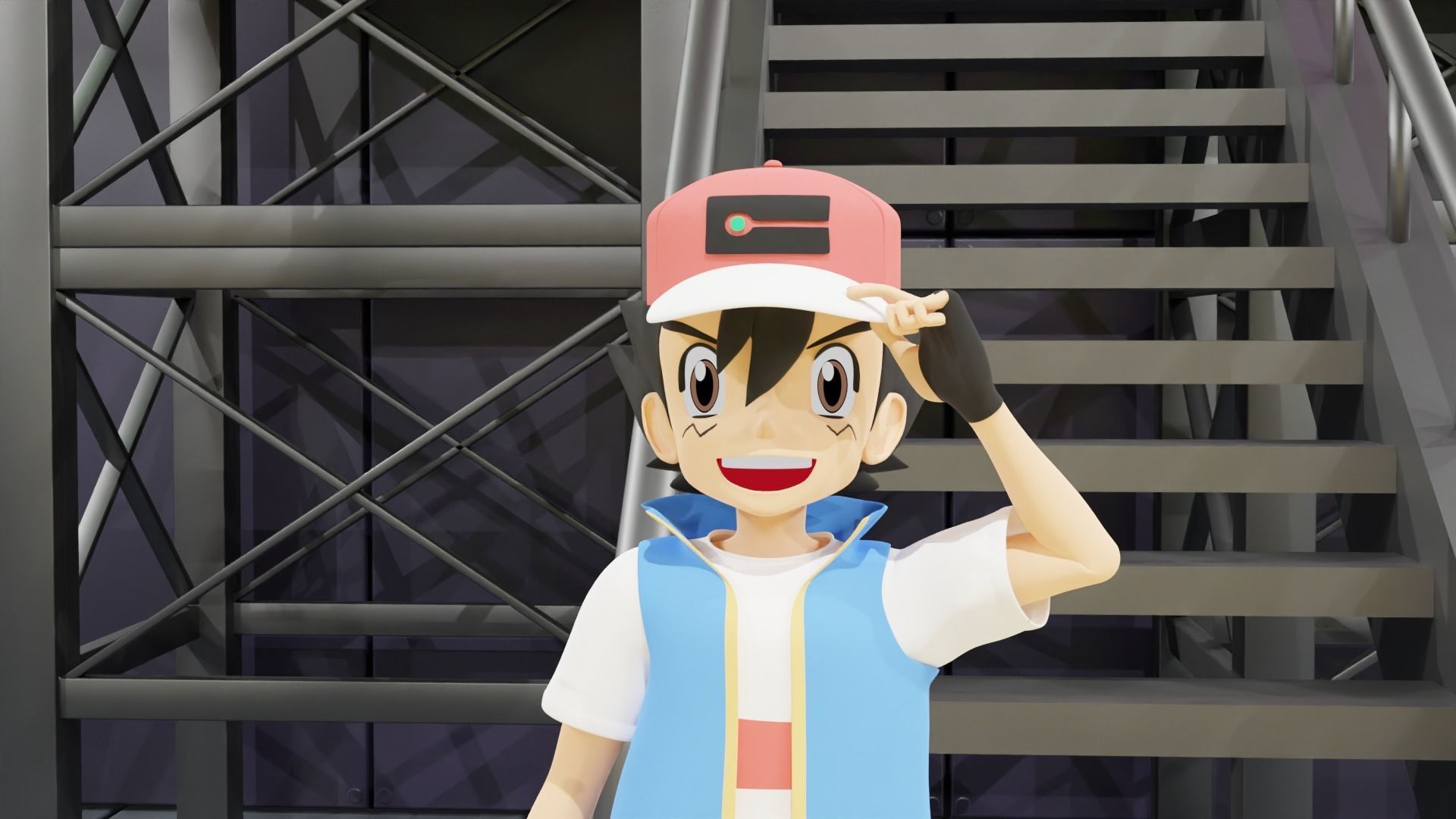 Ash Ketchum 3D 3D model animated rigged | CGTrader