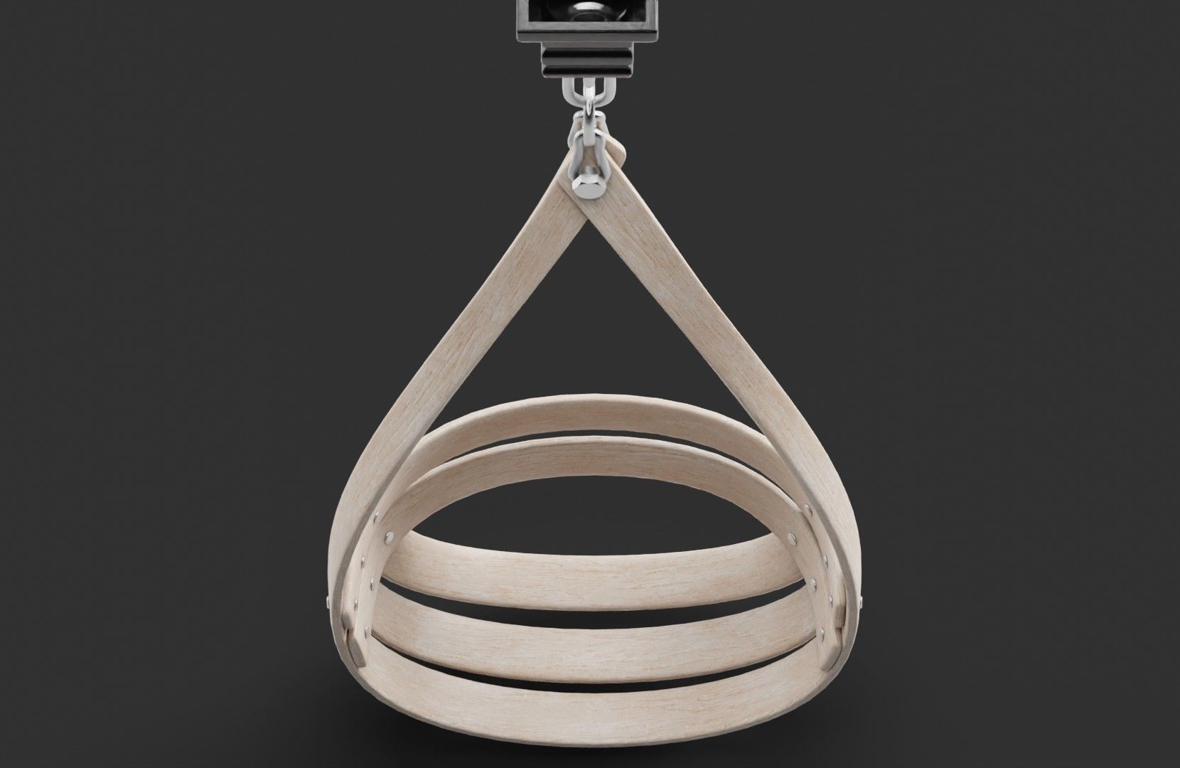 Hanging Wooden Swing 3D model | CGTrader