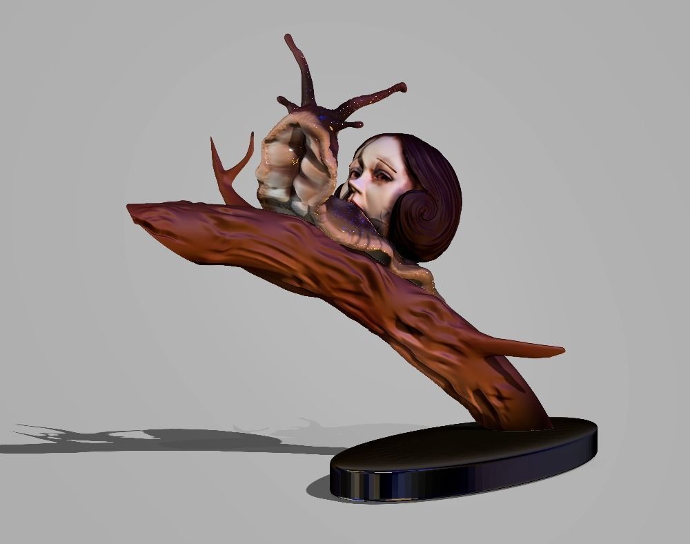 Slug Girl Junji ito 3D model 3D printable | CGTrader