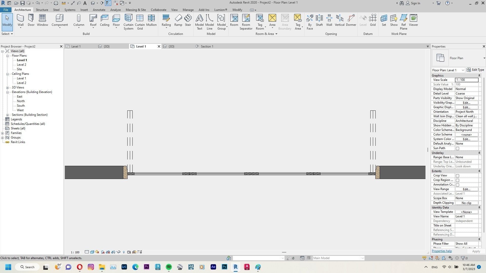 Door Modern Style 01 Parametric Family Revit 3D model | CGTrader