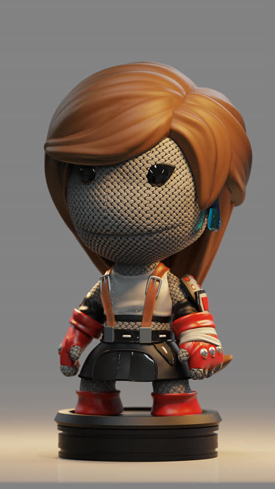 Tifa FF7 3D model 3D printable | CGTrader