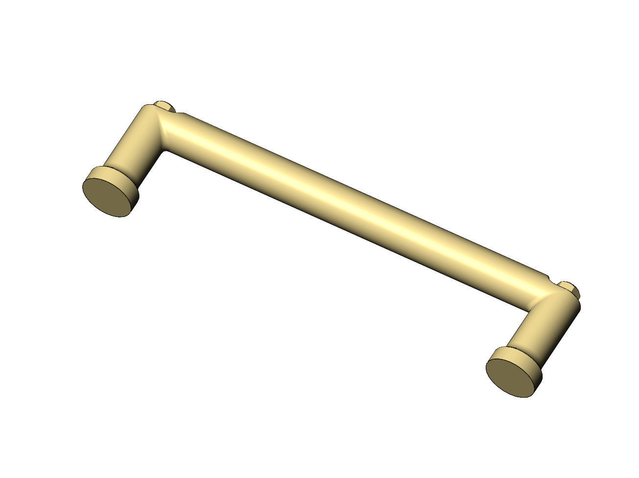 Cabinet drawer handle and pull N010 miniset 3D model 3D printable ...