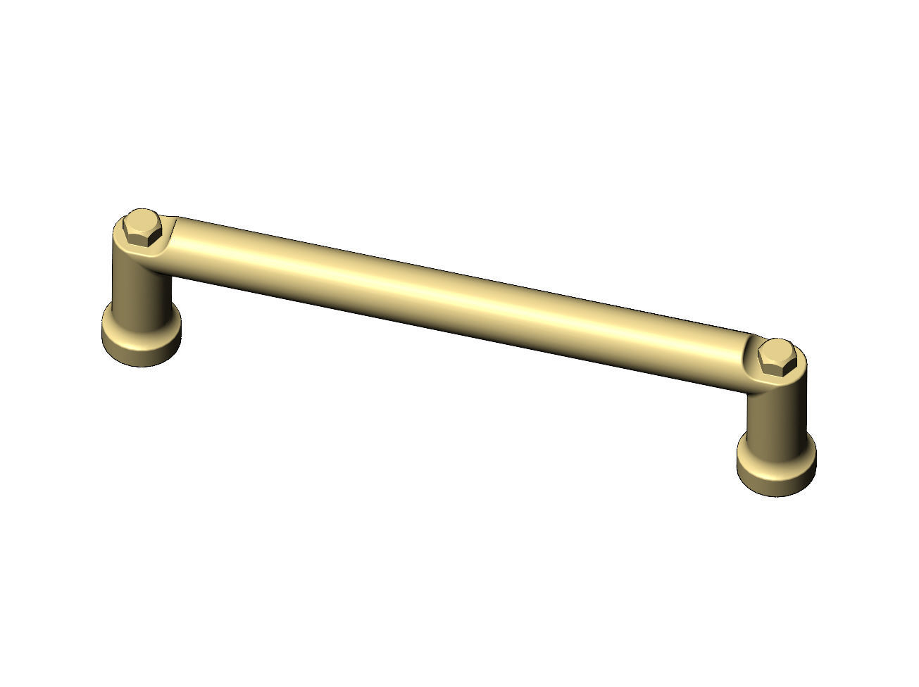 Cabinet drawer handle and pull N010 miniset 3D model 3D printable ...