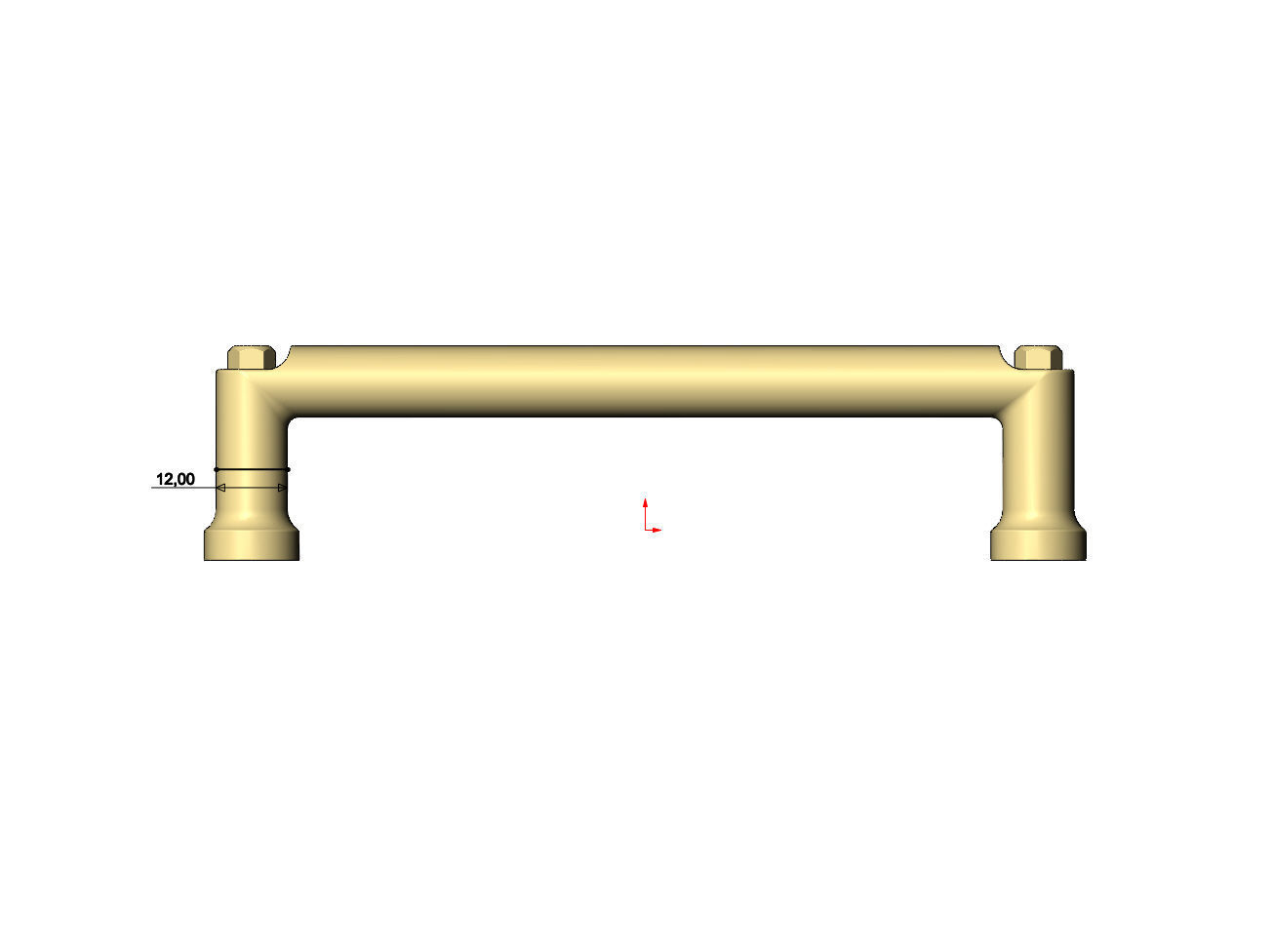 Cabinet drawer handle and pull N010 miniset 3D model 3D printable ...