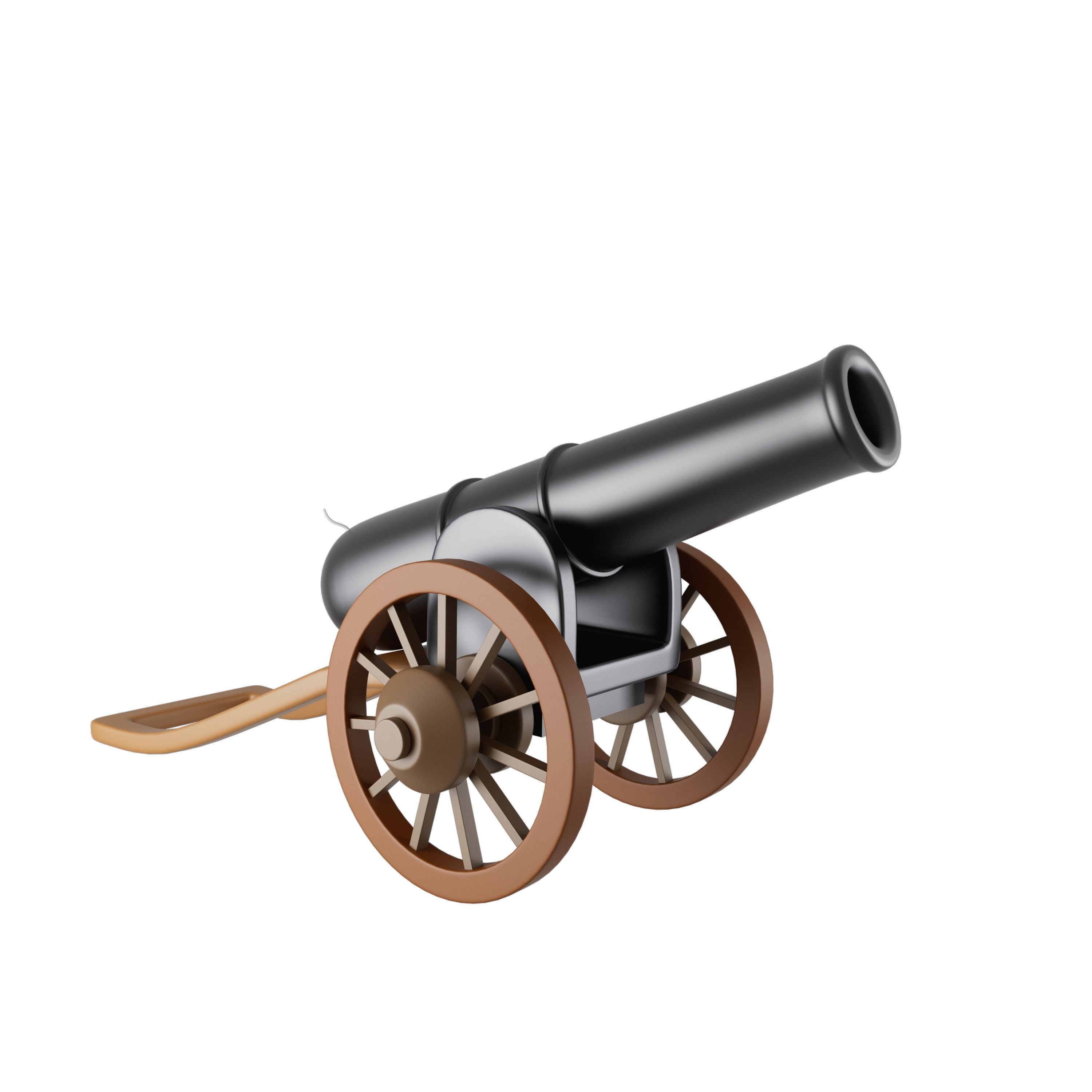 artillery Buriza-Dokyanon ordnance 3D c4d 3D model | CGTrader