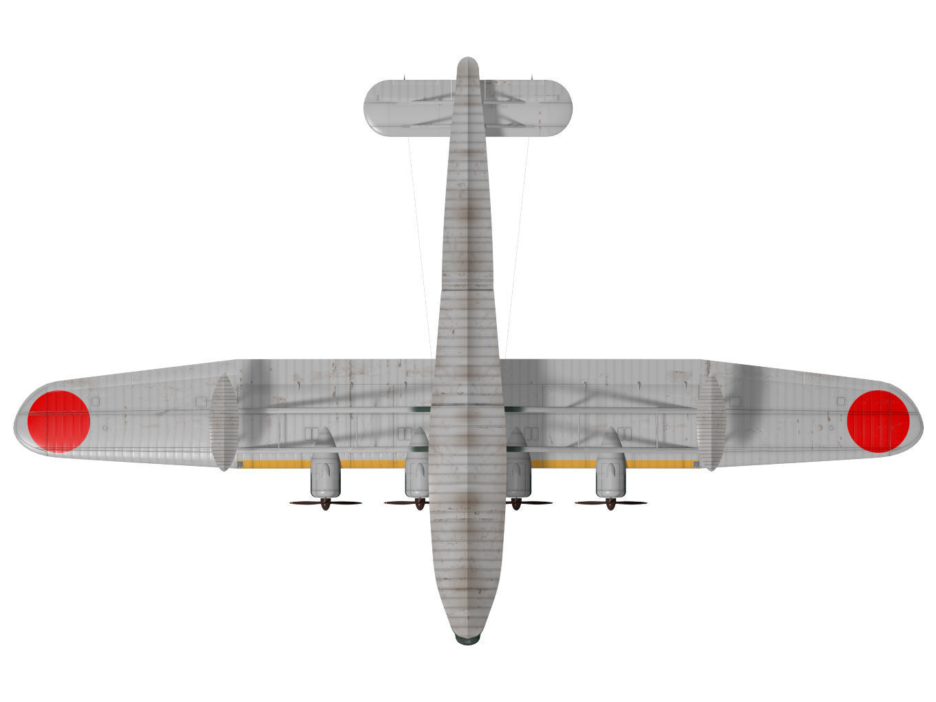 Kawanishi H6K5 Mavis Type23 3D model | CGTrader