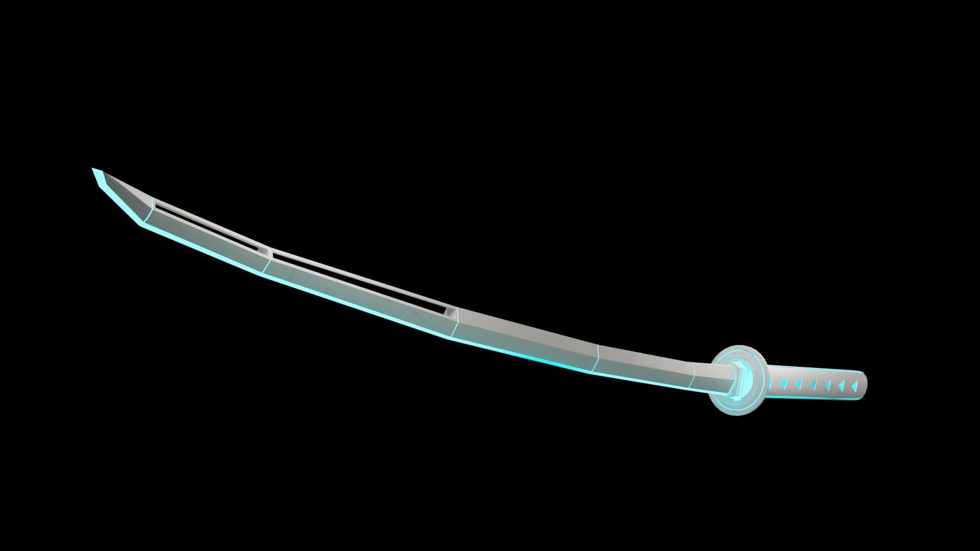 3D model Future Katana VR / AR / low-poly | CGTrader