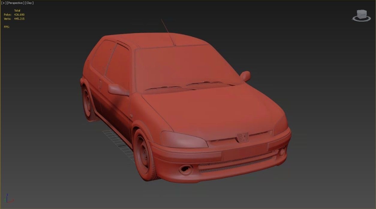 Peugeot 106 RALLYE 3D model | CGTrader