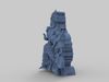 gaja lakshmi hindu god 3D model 3D printable | CGTrader
