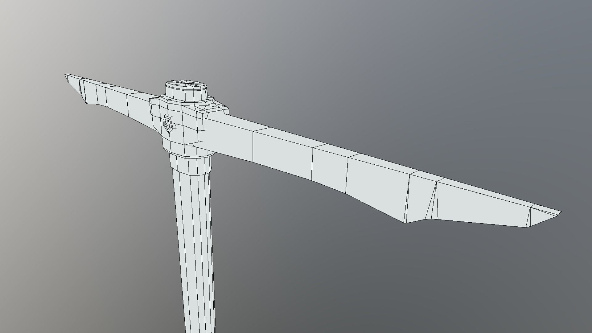 3D model Pickaxe - Emerald VR / AR / low-poly | CGTrader