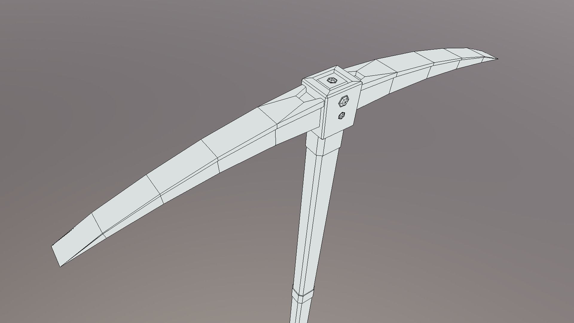 3D model Pickaxe - Gold VR / AR / low-poly | CGTrader