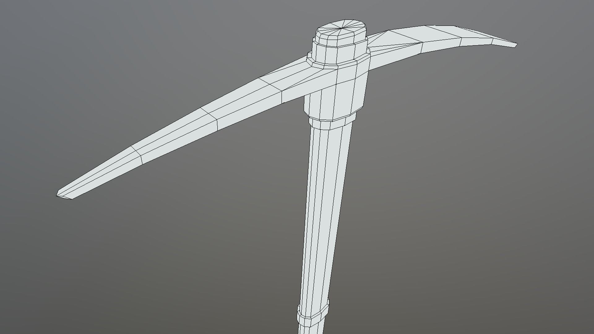 3D model Pickaxe - Iron VR / AR / low-poly | CGTrader