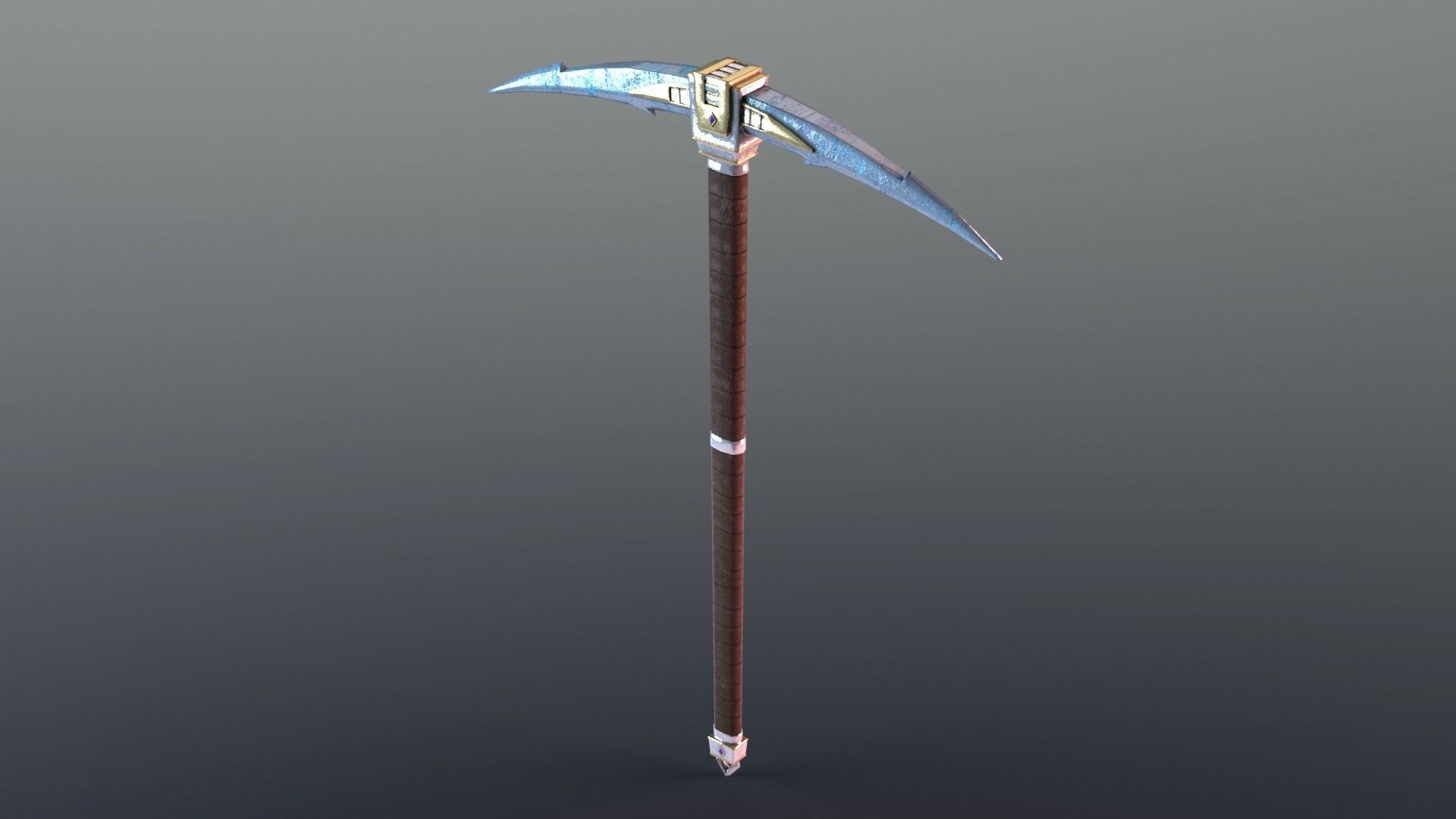 3D model Pickaxe - Mithril VR / AR / low-poly | CGTrader