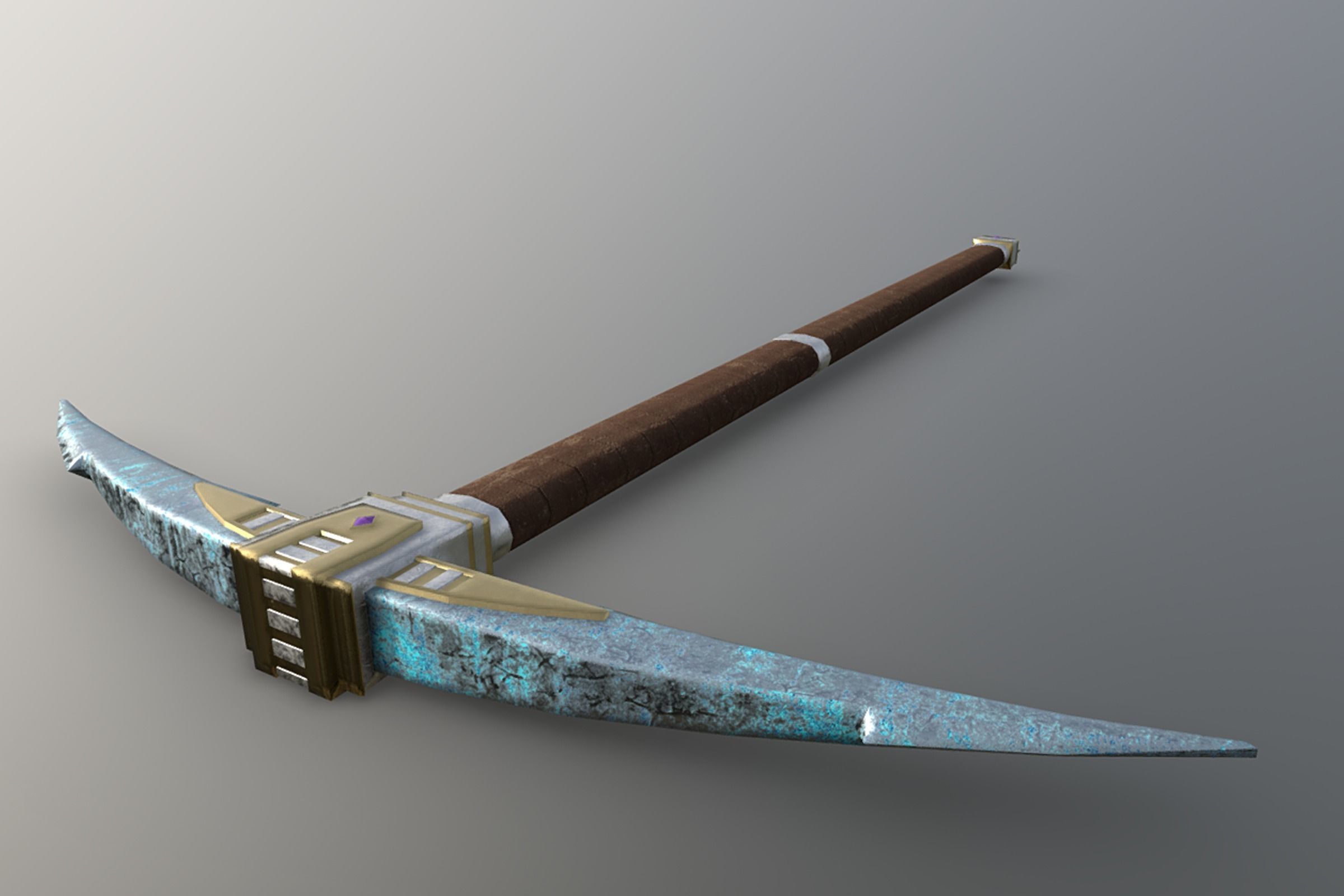 3D model Pickaxe - Mithril VR / AR / low-poly | CGTrader