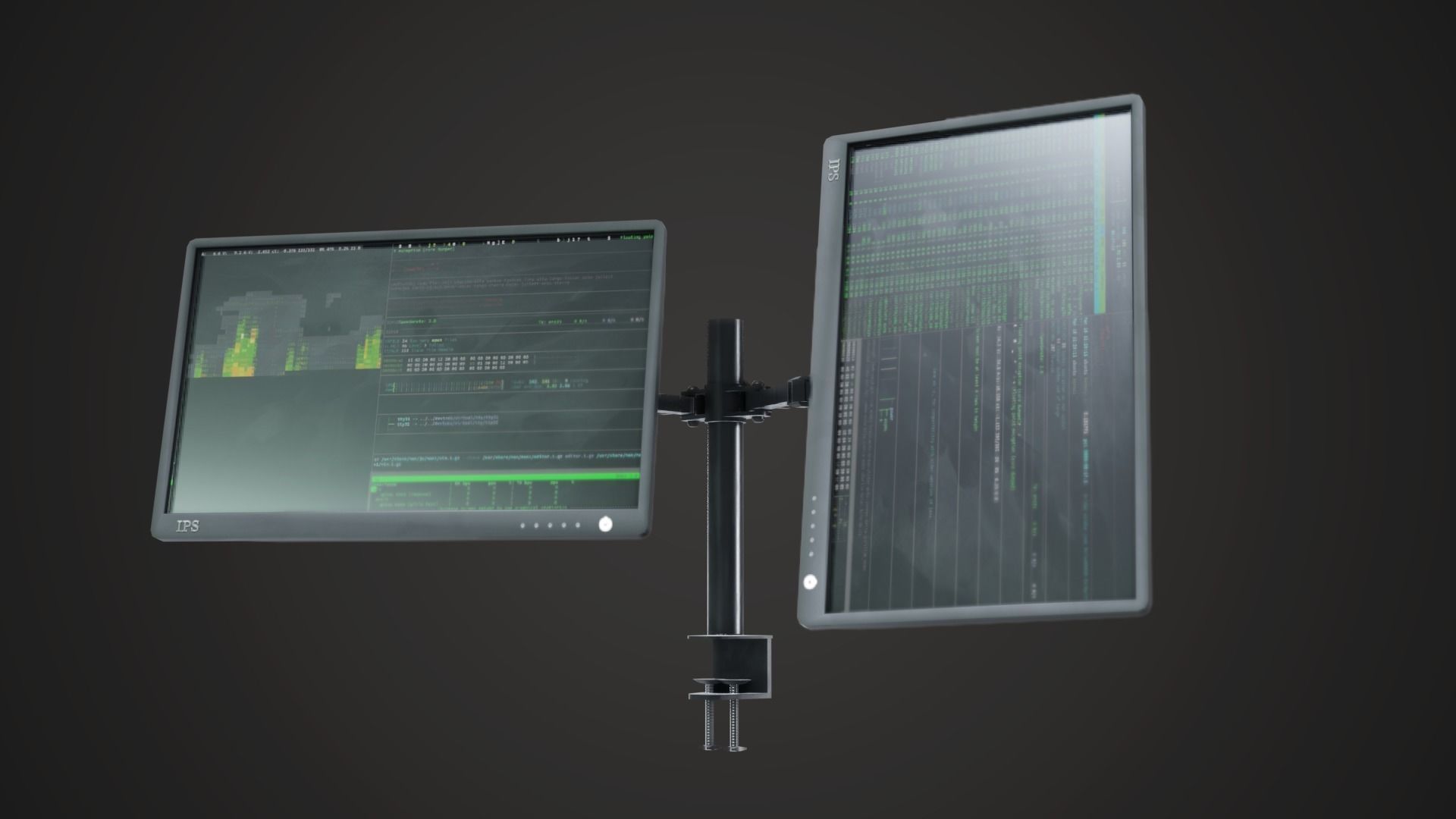 3D model Monitor Arm VR / AR / low-poly | CGTrader