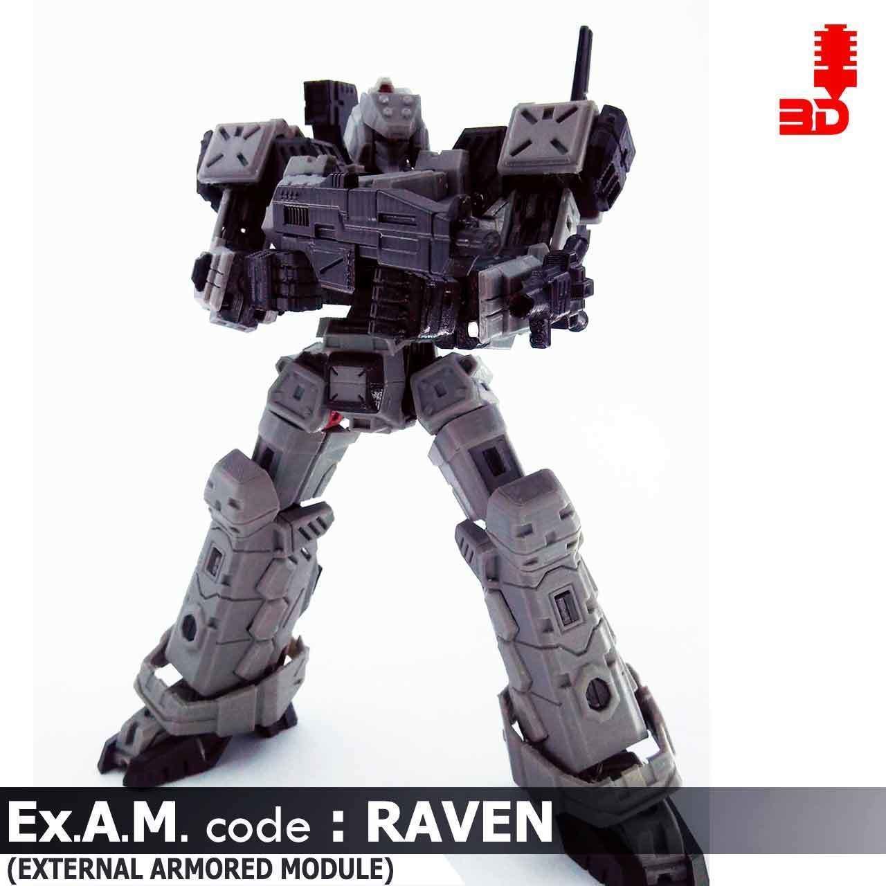 ARMORED CORE LAST RAVEN MECHA 3DPRINT ARTICULATED ACTION FIGURE 3D ...