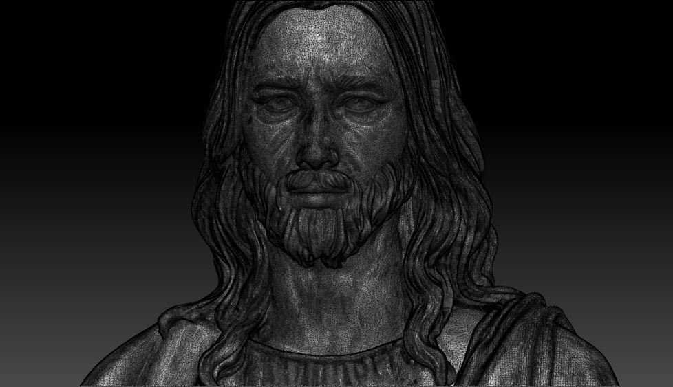 blessing jesus 3d print 3D model 3D printable | CGTrader