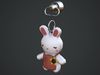 3D model Rabbit Weapon Charm - Low Poly Game Ready VR / AR / low-poly ...