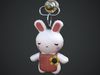 3D model Rabbit Weapon Charm - Low Poly Game Ready VR / AR / low-poly ...