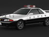 Nissan Skyline R32 Police 3D model | CGTrader