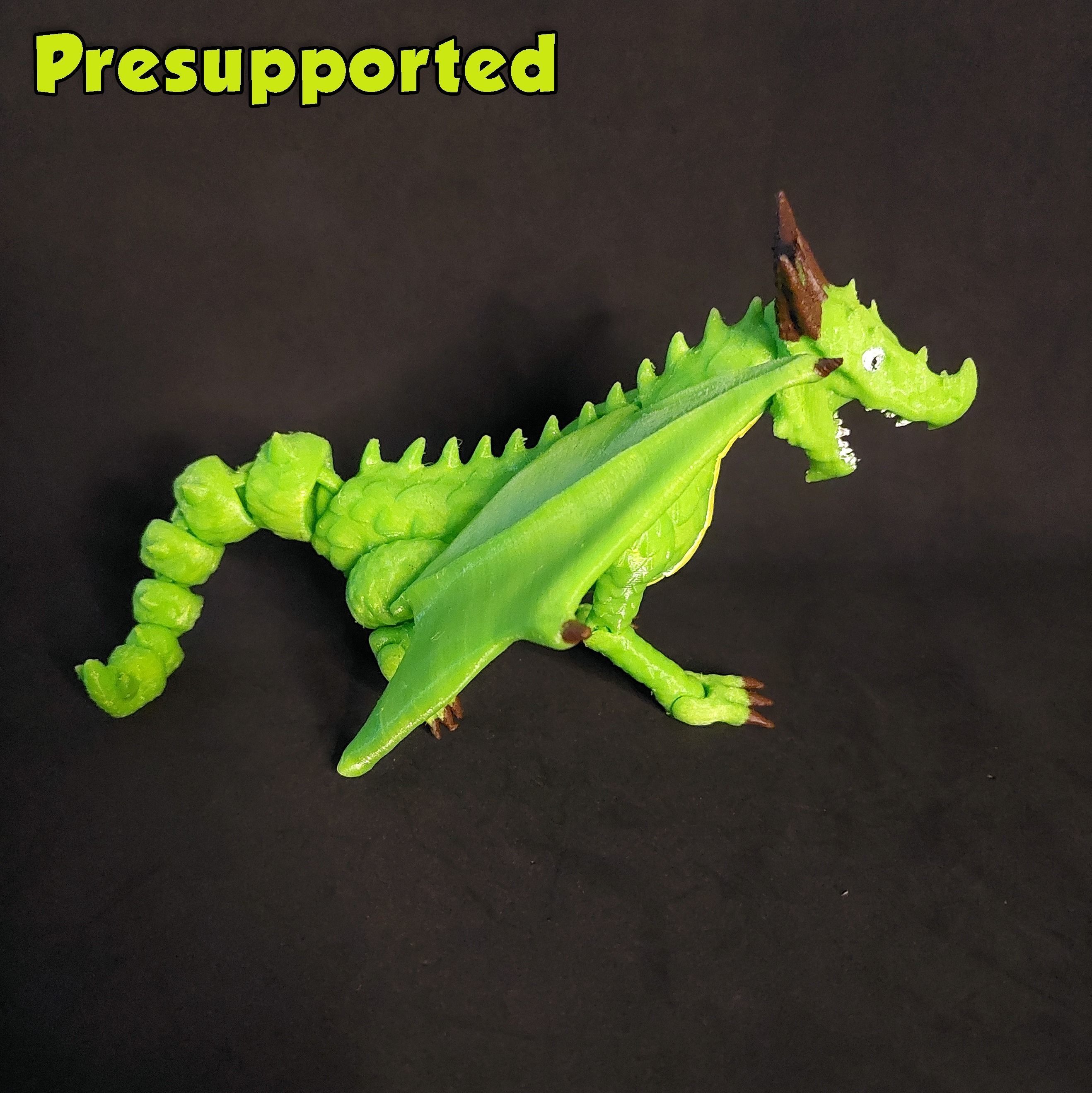 Legendary Articulated Dragon 3D model 3D printable | CGTrader