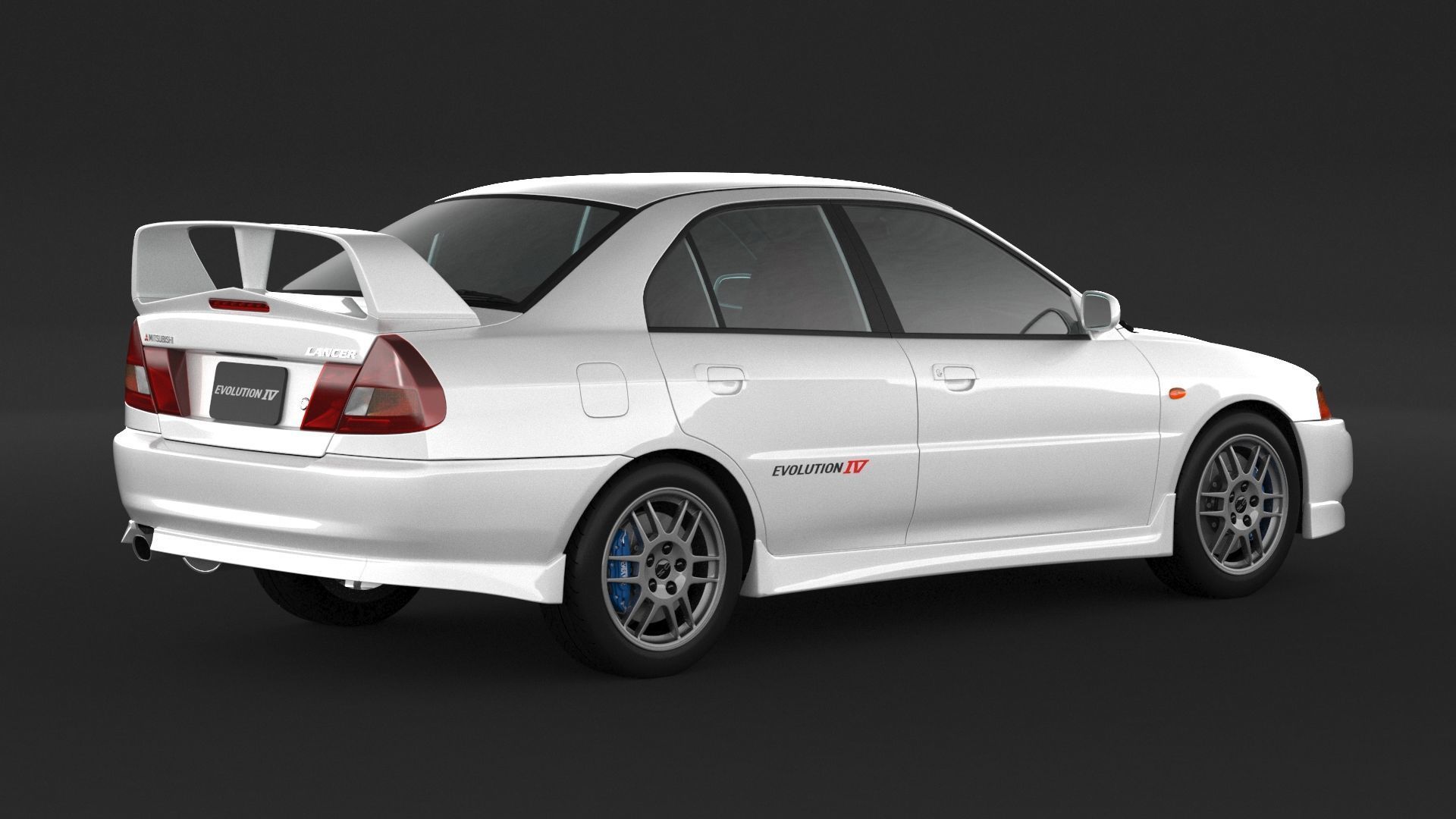 Mitsubishi Lancer Evolution 4 3D model | CGTrader